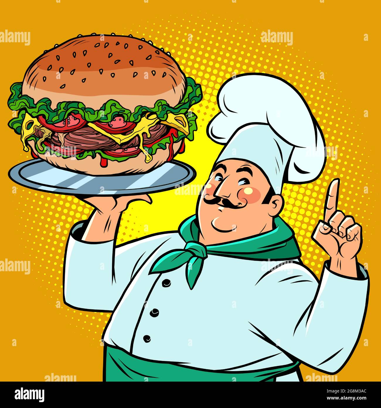 Fast food on tray Stock Vector Images - Alamy