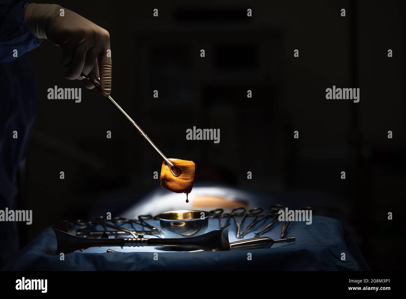 Bloody surgical equipment hi-res stock photography and images - Alamy