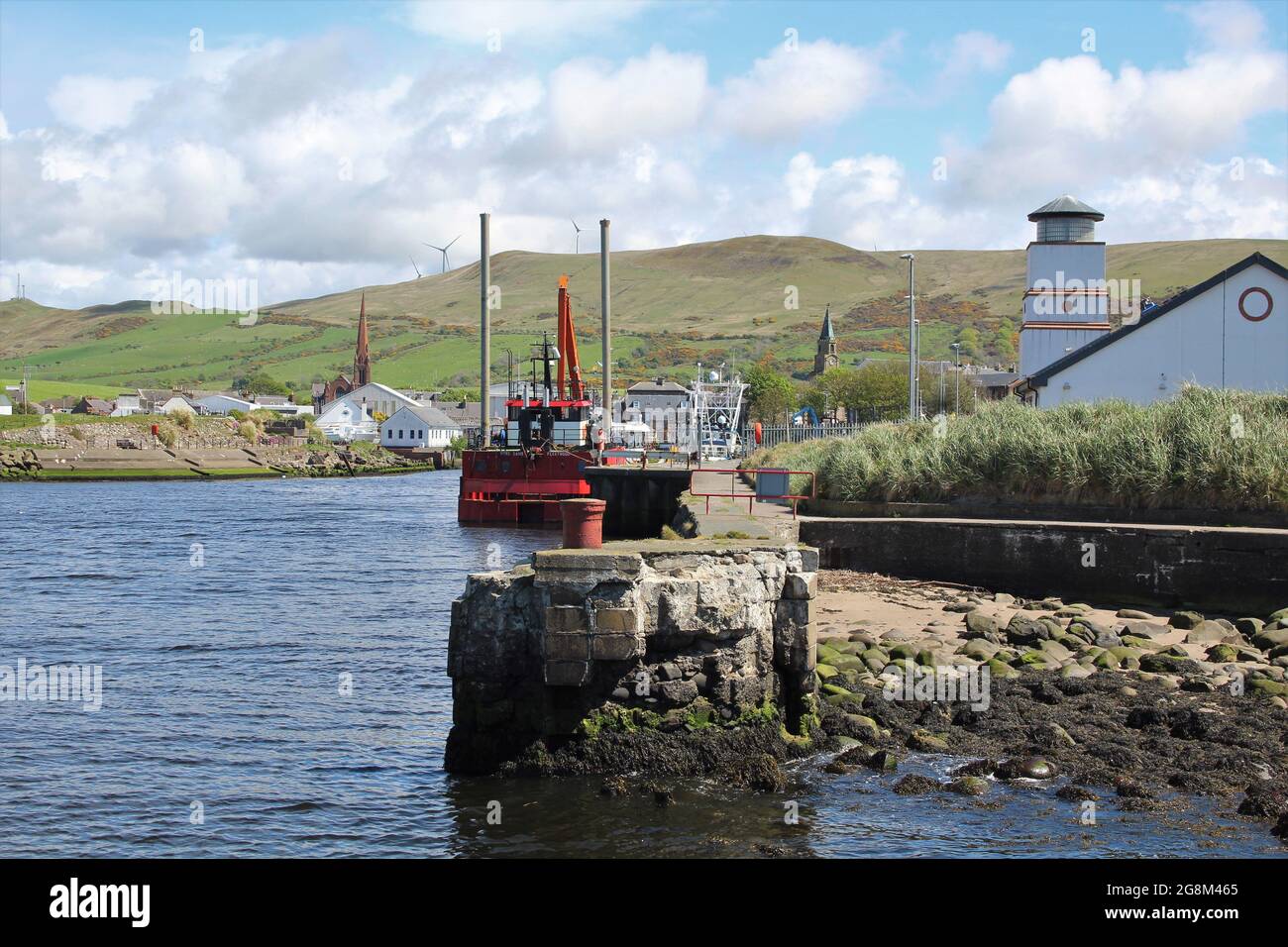 Girvan harbour and town hi-res stock photography and images - Alamy
