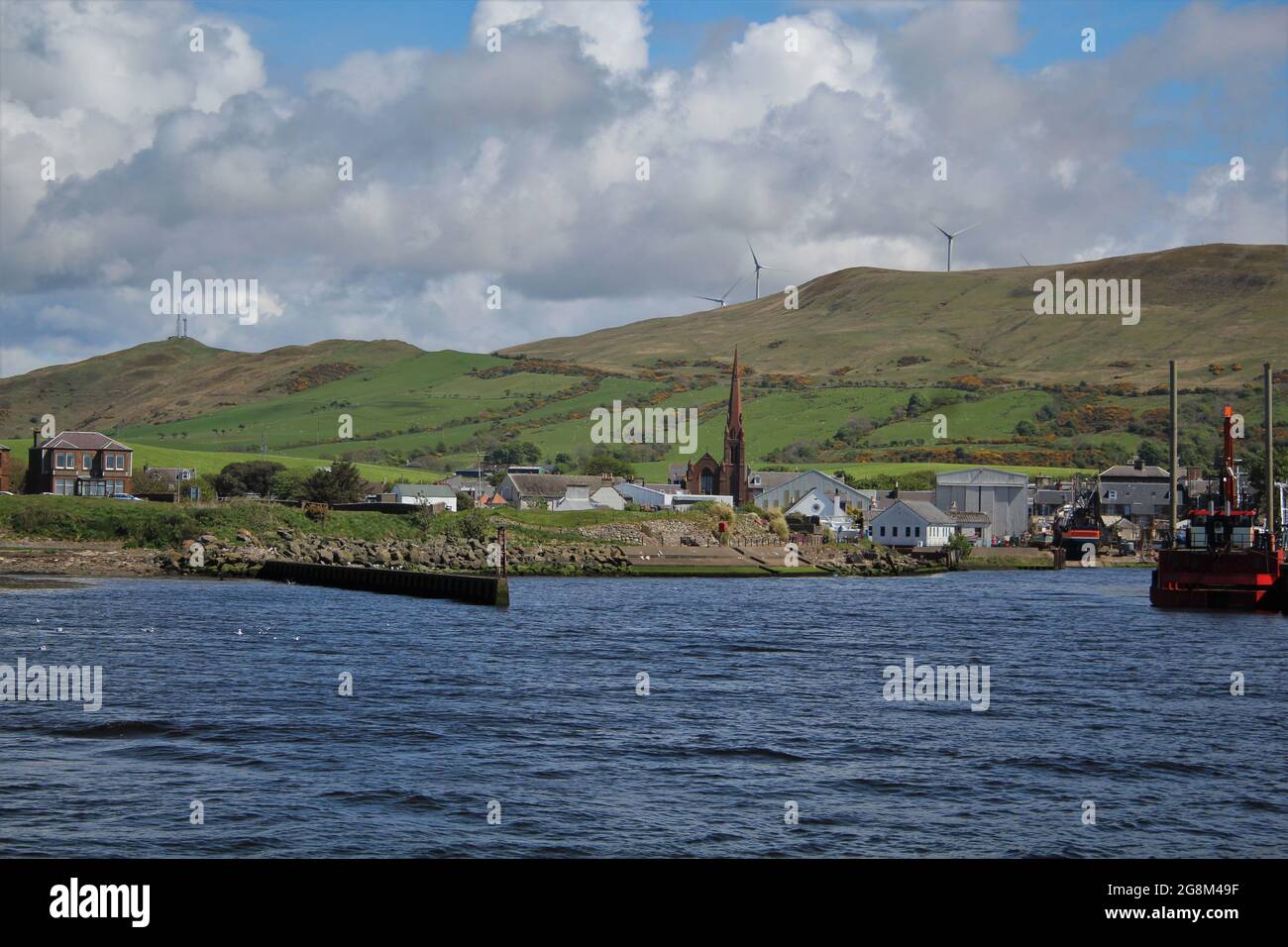 Girvan harbour and town hi-res stock photography and images - Alamy