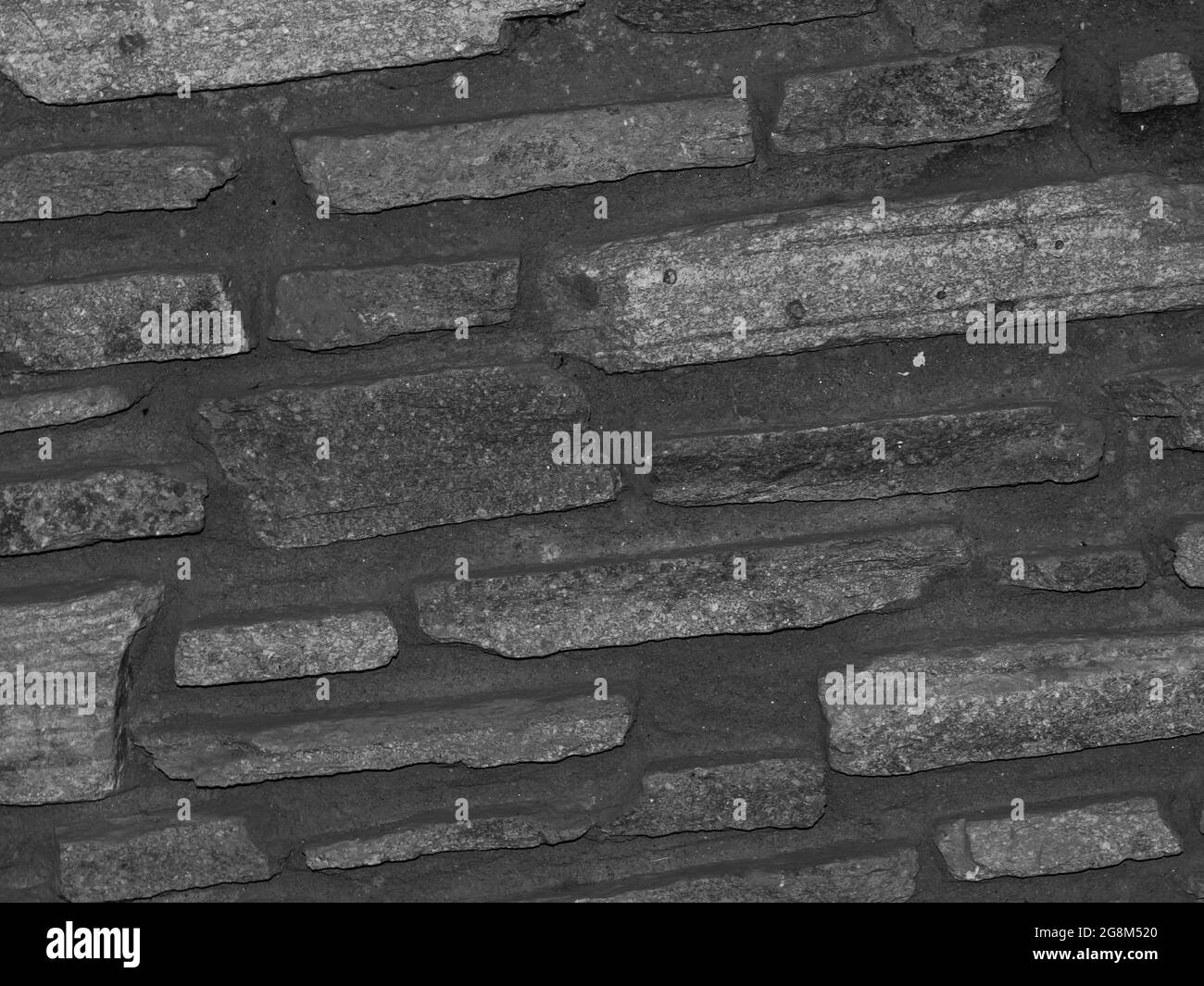 Stone wall rustic Black and White Stock Photos & Images - Alamy