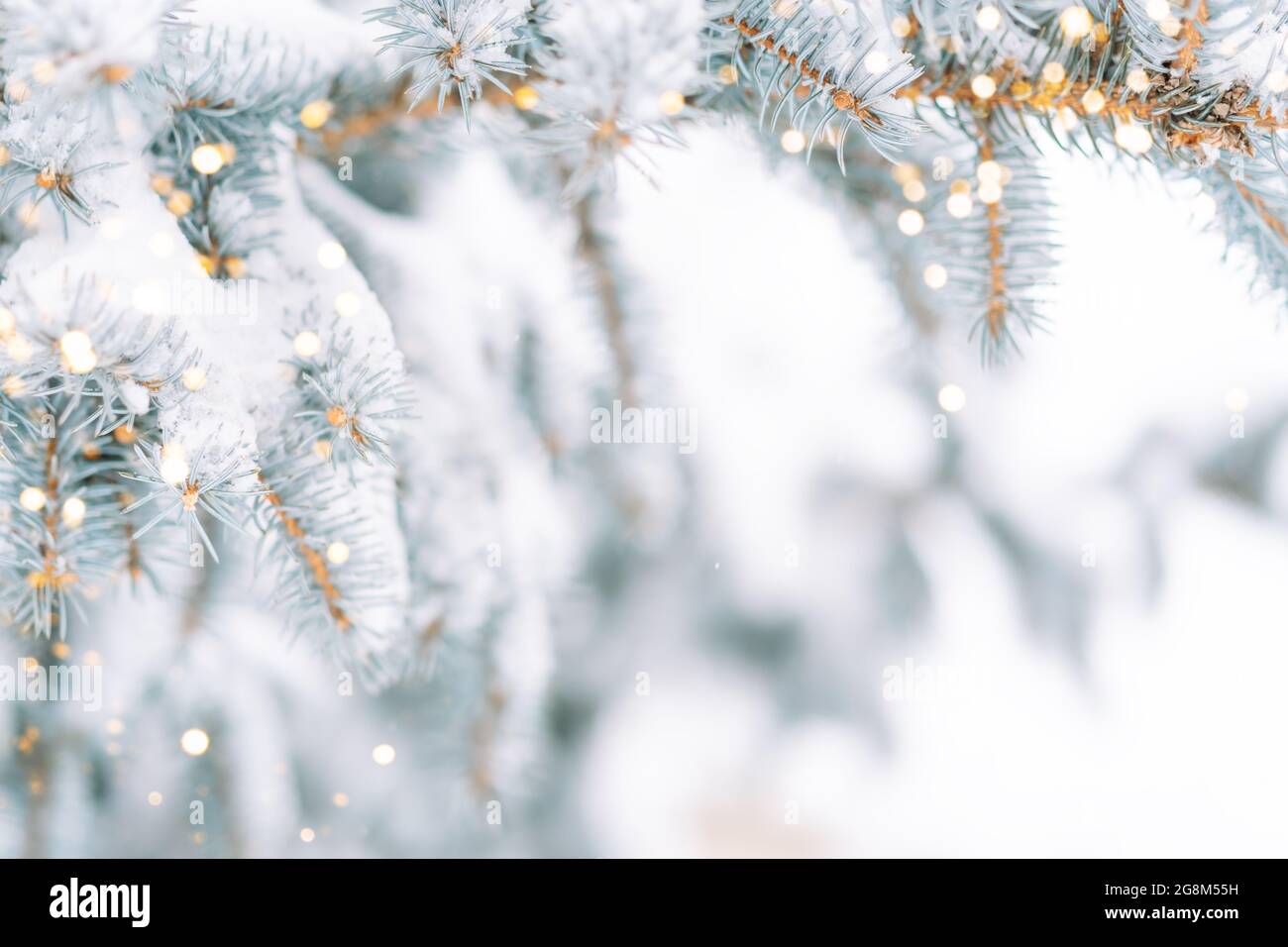 Snow Falling Christmas Lights
