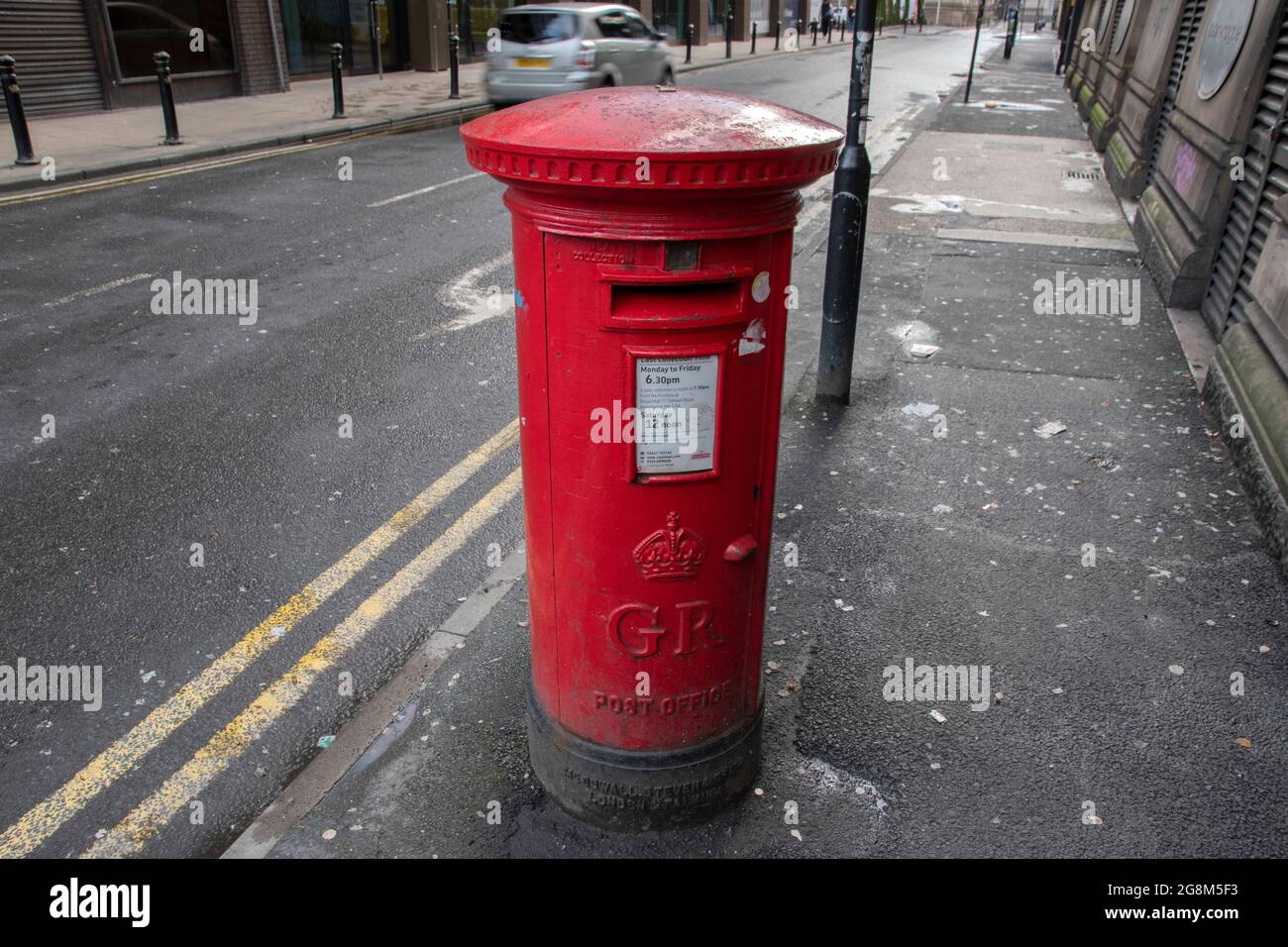 Post Box At Manchester England 8-12-2019 Stock Photo - Alamy