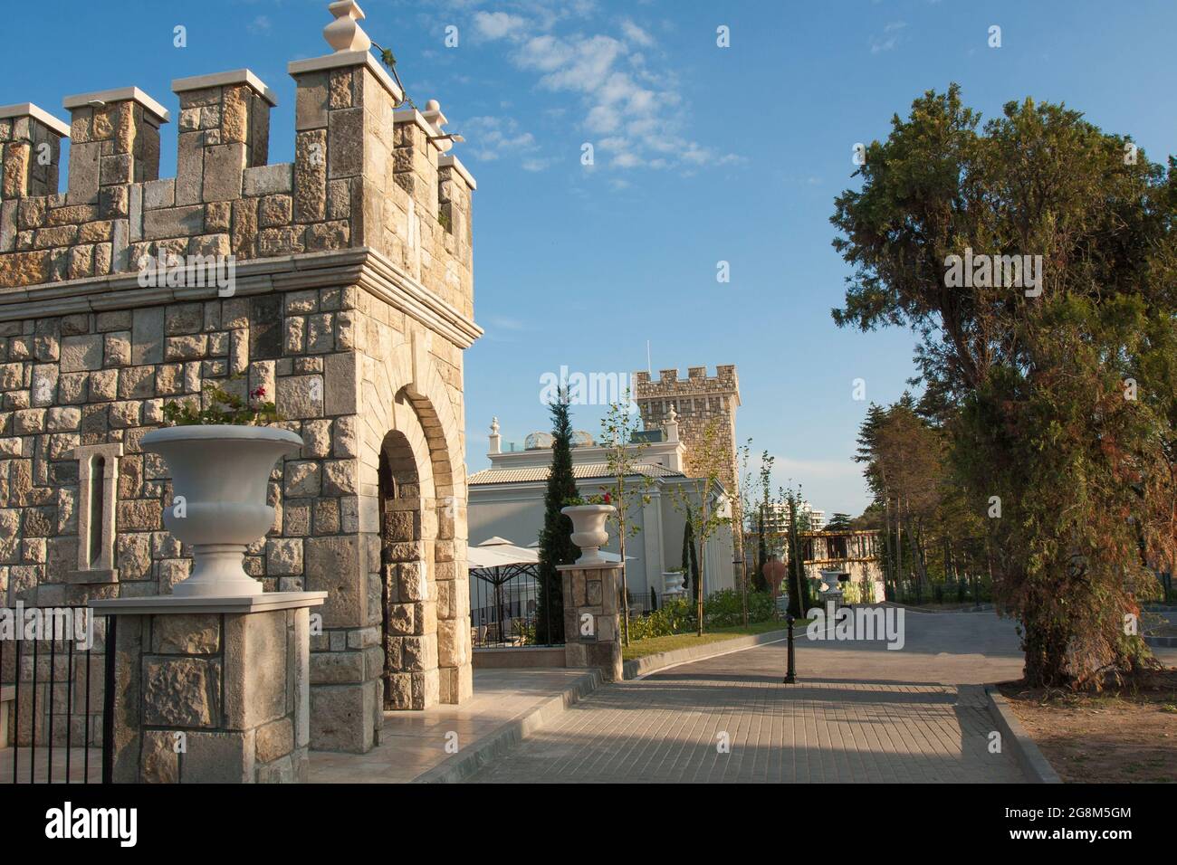 ST.ST.CONSTANTINE AND HELENA, BULGARIA - JULY 5, 2019: Modern building ...