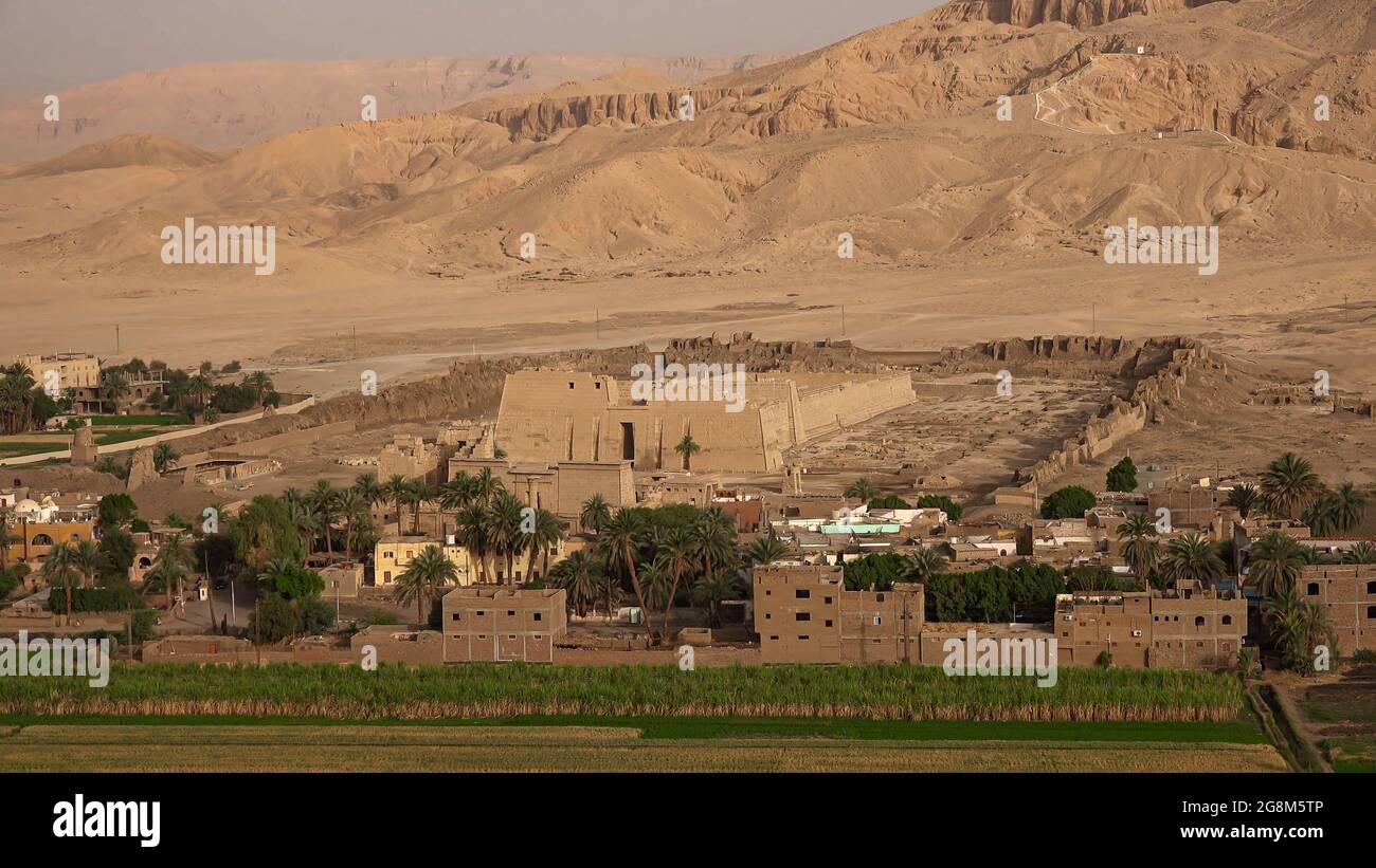Deir el-Bahari or Dayr al-Bahri is a complex of mortuary temples and ...