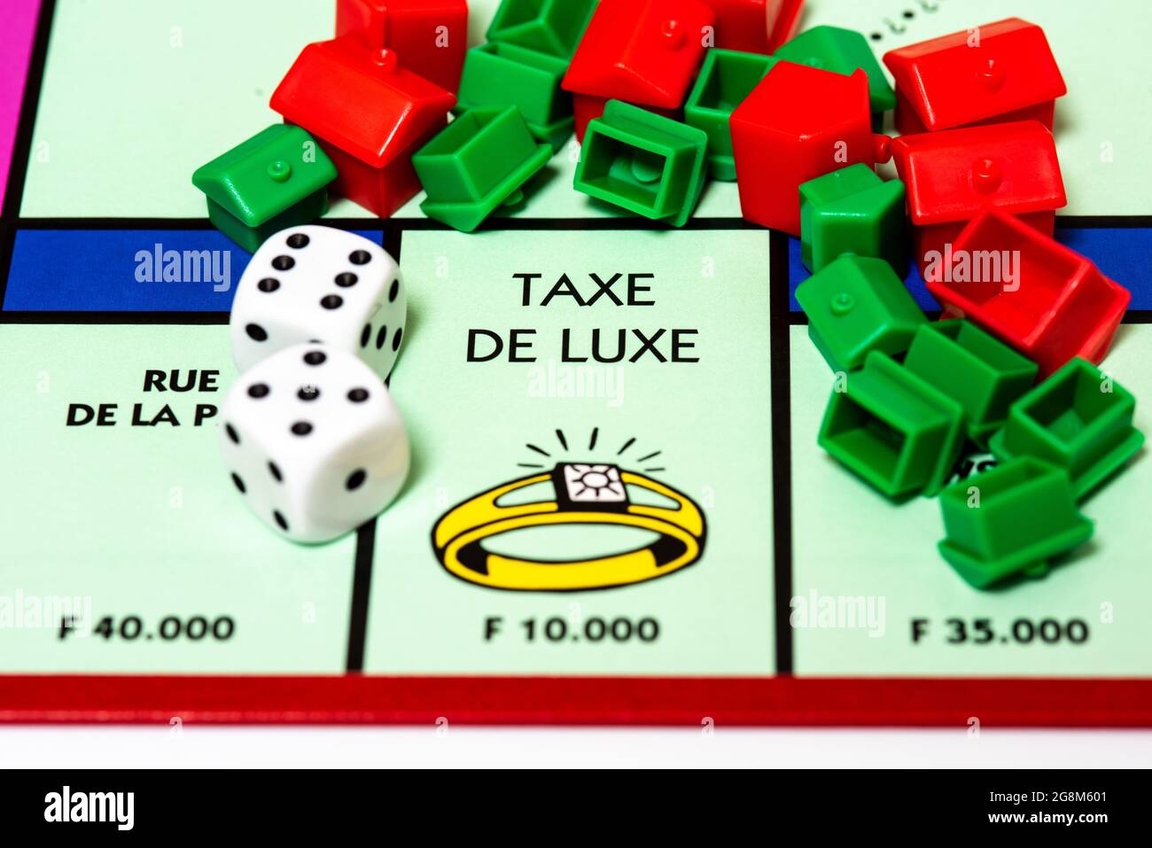 French version monopoly hi-res stock photography and images - Alamy