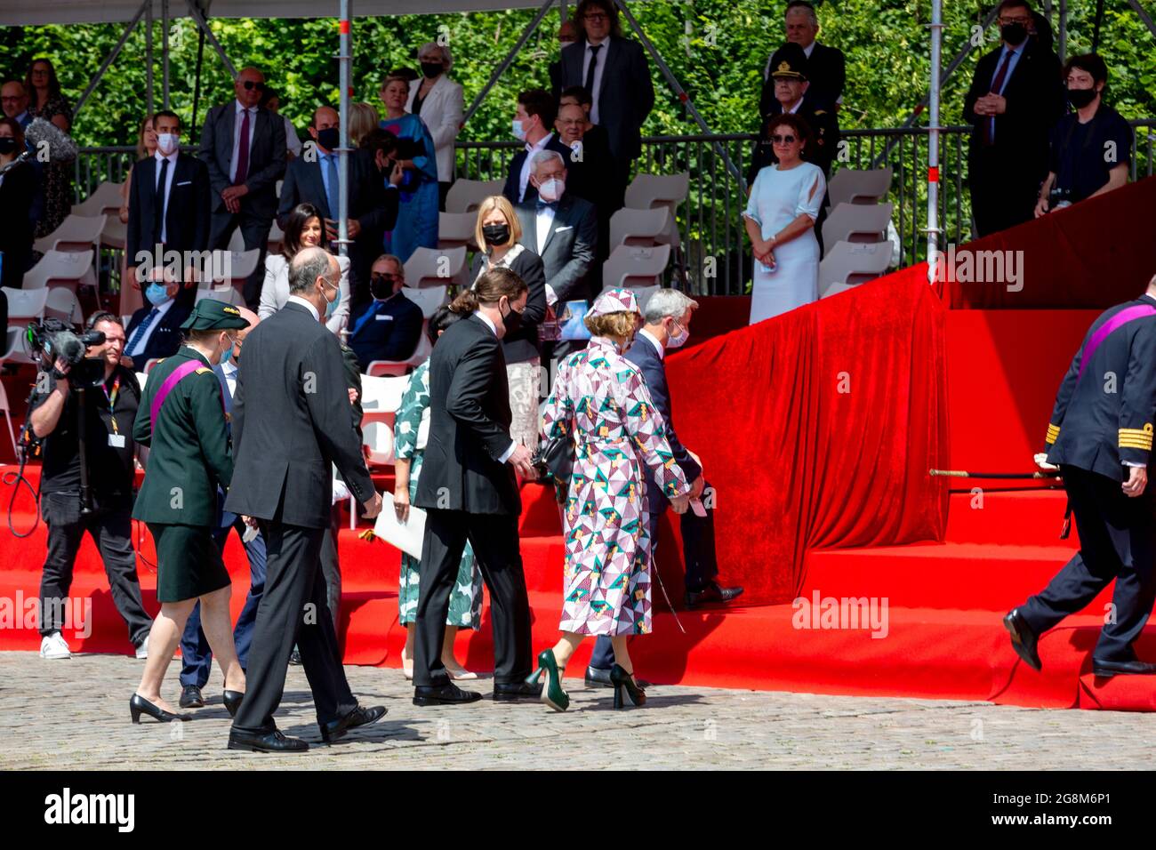 Prince Lorenz of Belgium, Princess Astrid of Belgium and Princess ...