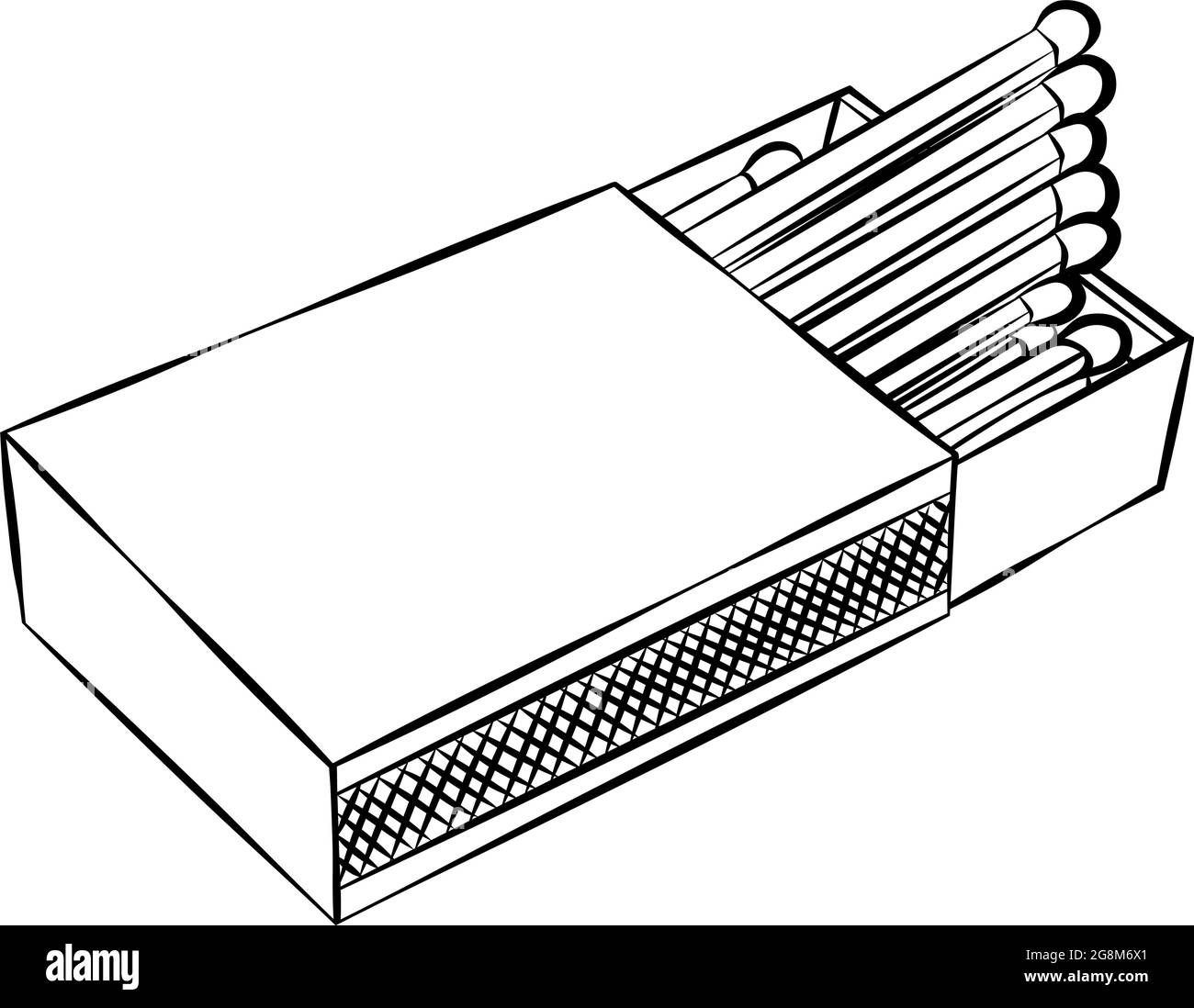 Book of safety matches Cut Out Stock Images & Pictures - Alamy
