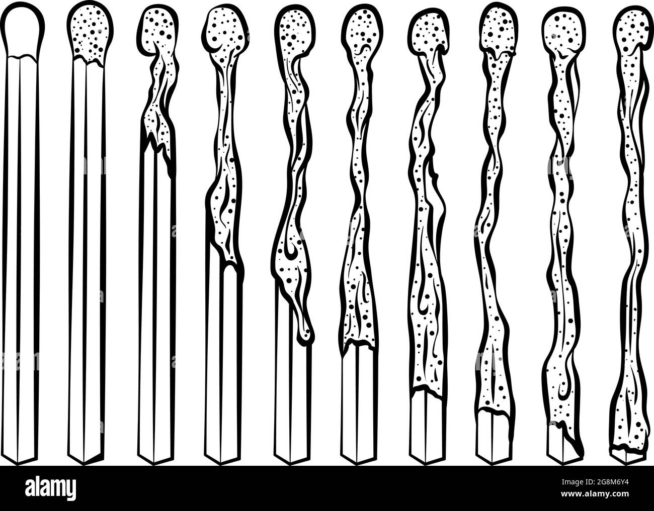 Fire match book Stock Vector Images - Alamy