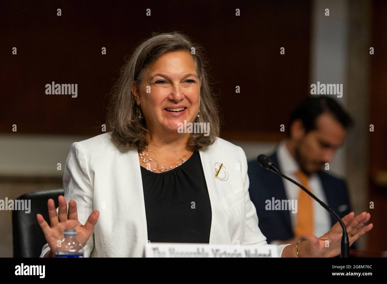 Victoria Nuland, Under Secretary of State for Political Affairs appears ...