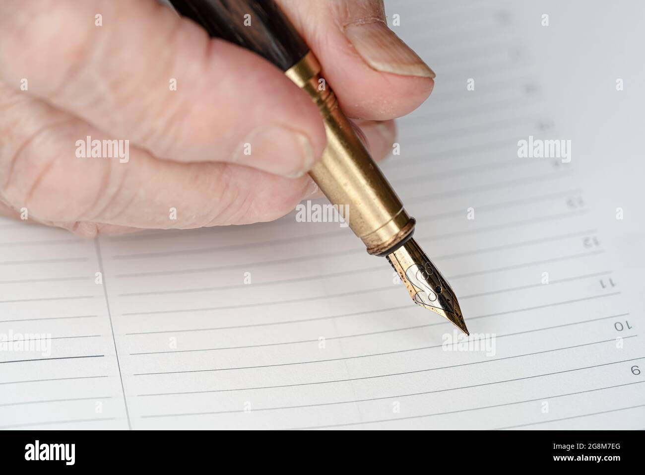 Pen page hi-res stock photography and images - Alamy