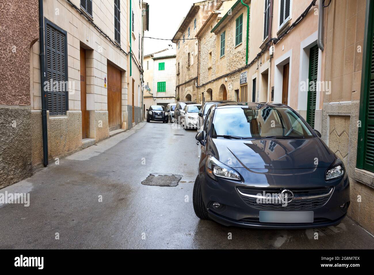 Typical spanish stone pavement hi-res stock photography and images - Alamy