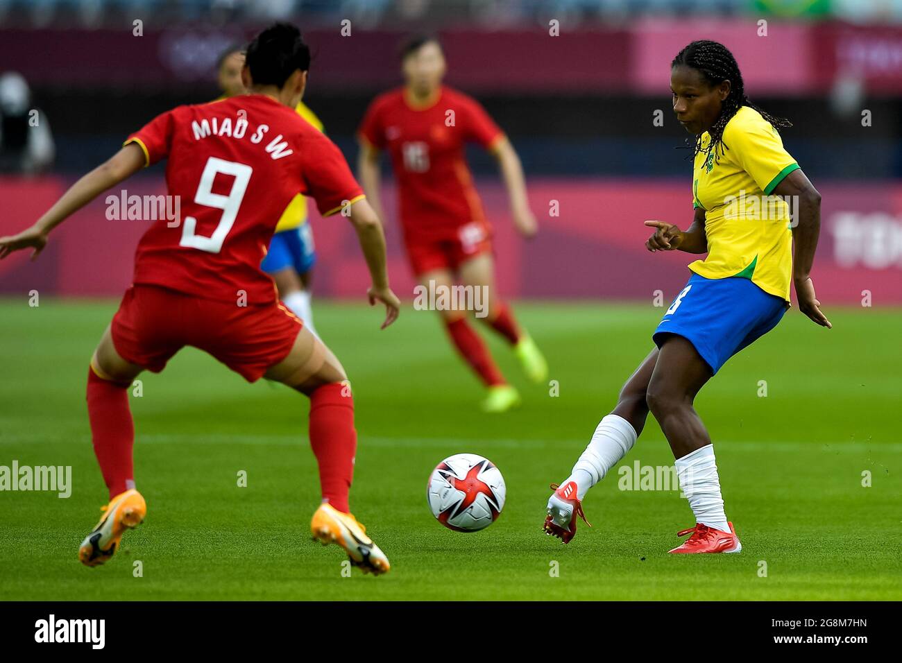 Rifu, Japan. 21st July, 2021. RIFU, JAPAN - JULY 21: Formiga of Brazil ...