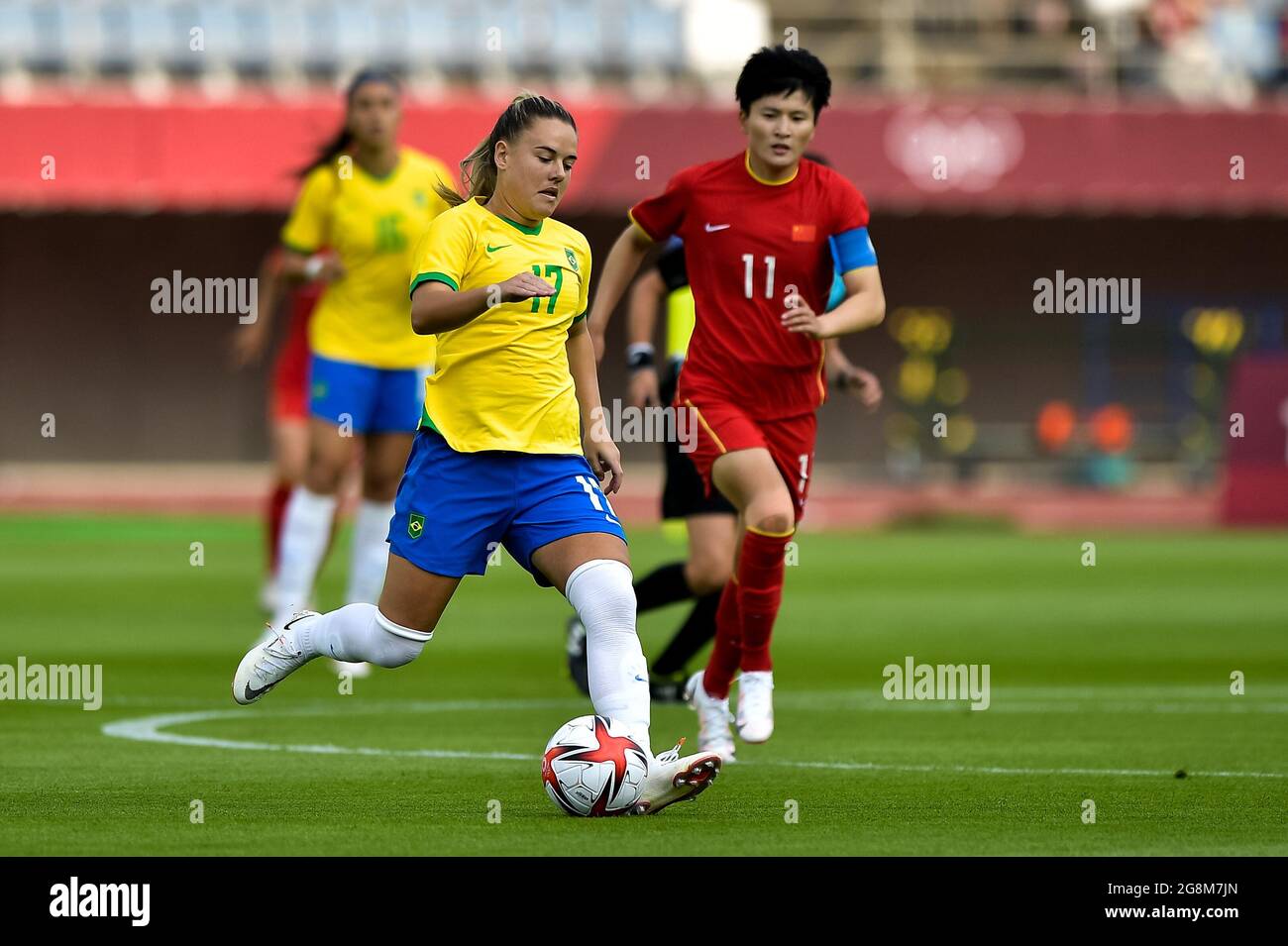 Rifu, Japan. 21st July, 2021. RIFU, JAPAN - JULY 21: Andressinha of ...