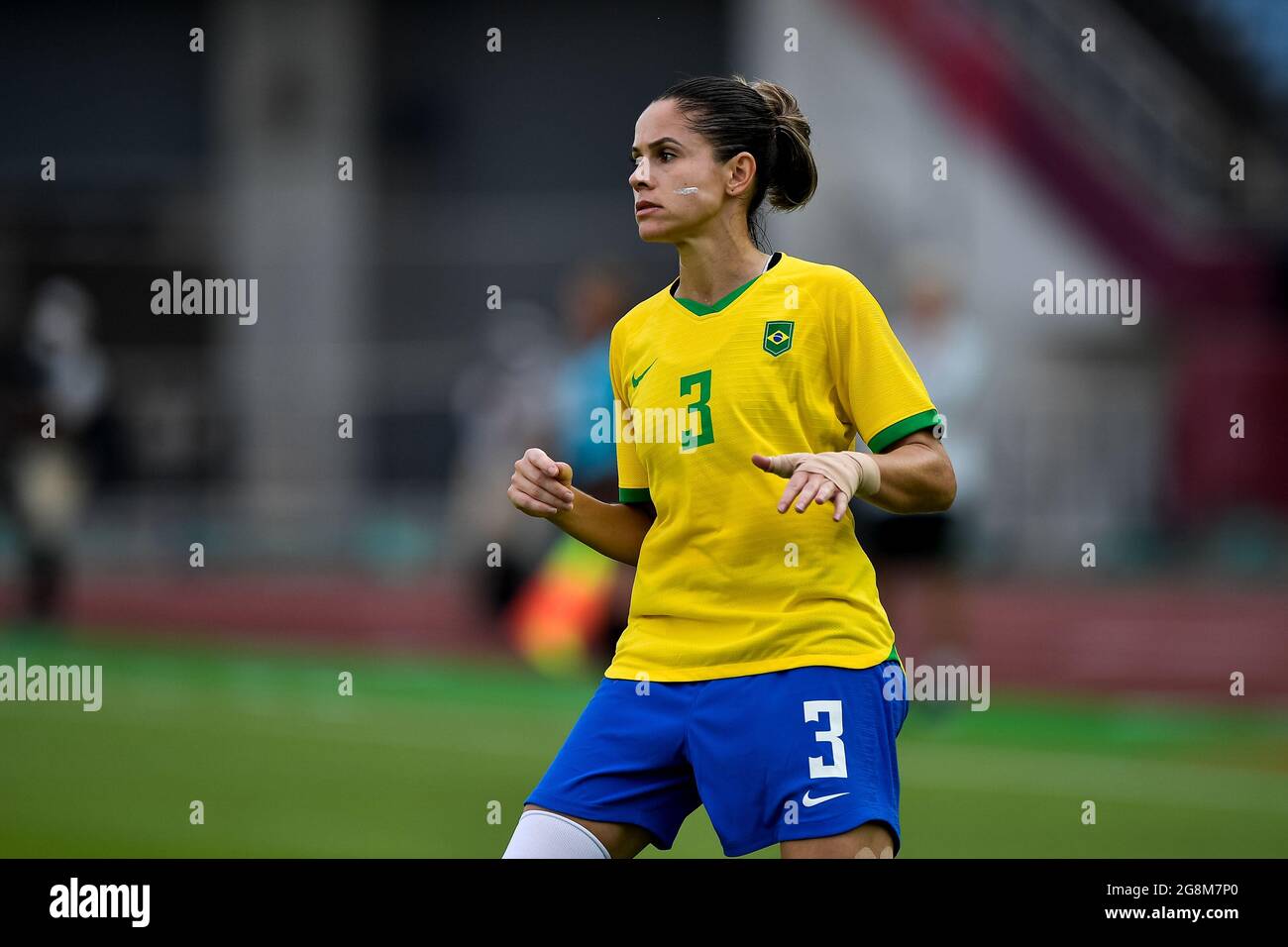 Rifu, Japan. 21st July, 2021. RIFU, JAPAN - JULY 21: Erika of Brazil ...