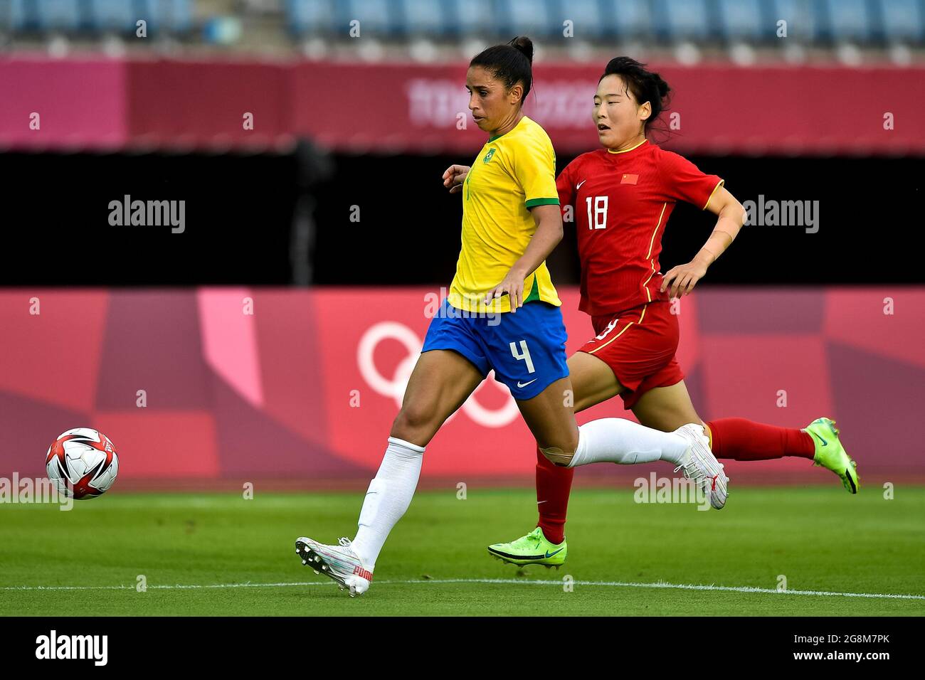 Rifu, Japan. 21st July, 2021. RIFU, JAPAN - JULY 21: Rafaelle of Brazil ...