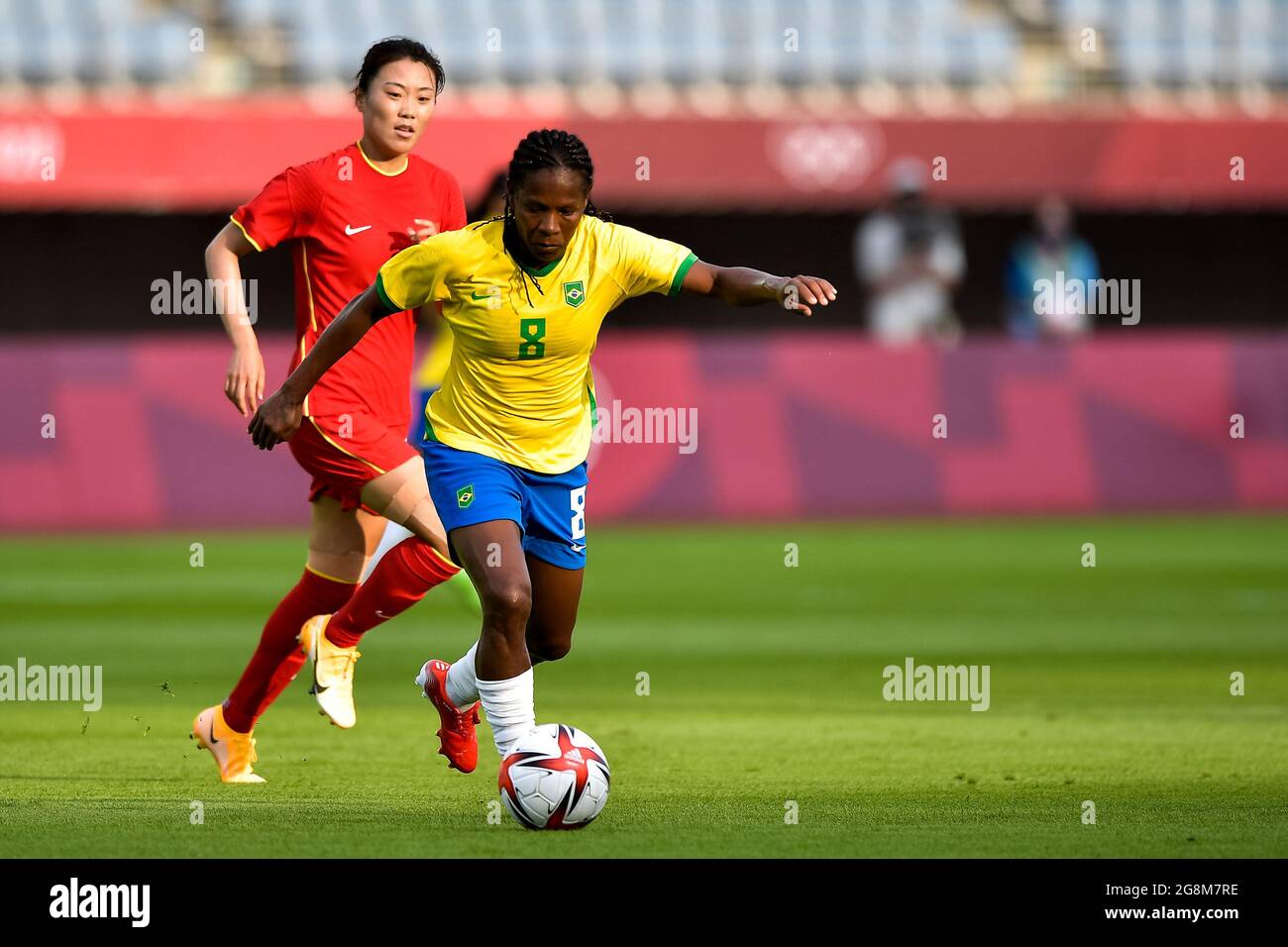 Rifu, Japan. 21st July, 2021. RIFU, JAPAN - JULY 21: Formiga of Brazil ...