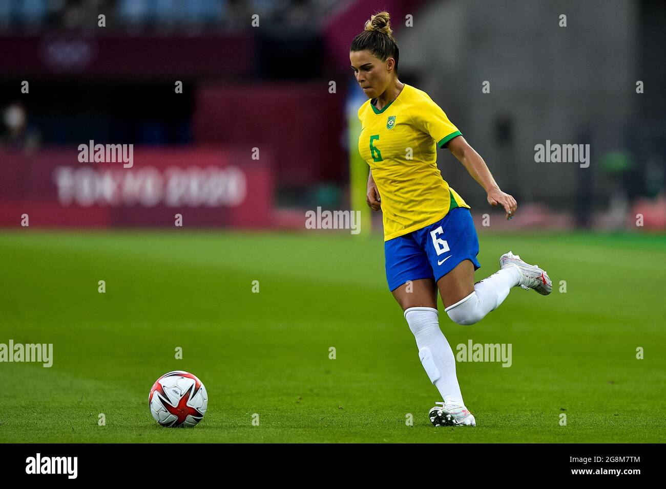 Rifu, Japan. 21st July, 2021. RIFU, JAPAN - JULY 21: Tamires of Brazil ...