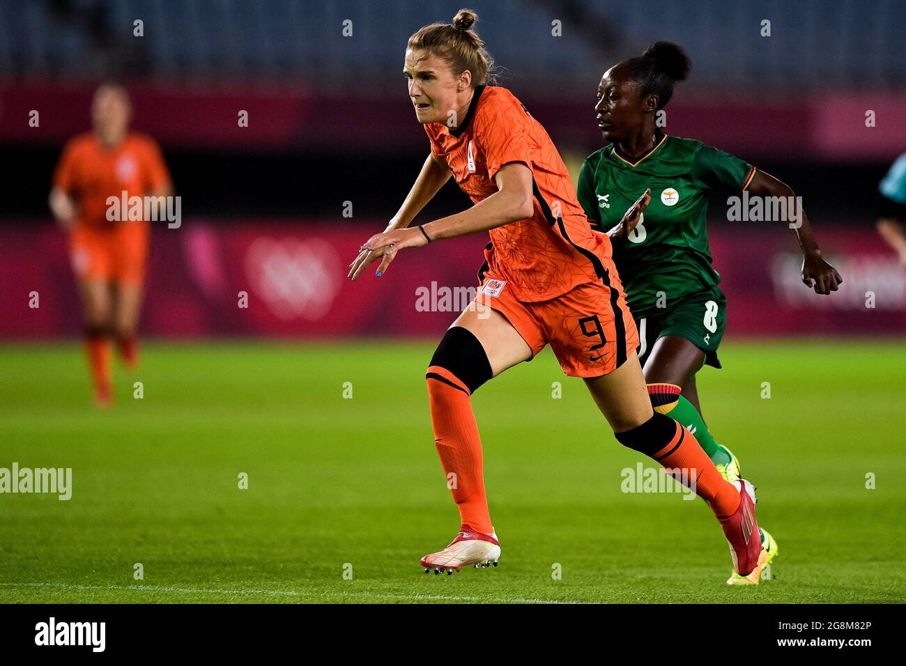 Rifu, Japan. 21st July, 2021. RIFU, JAPAN - JULY 21: Vivianne Miedema ...