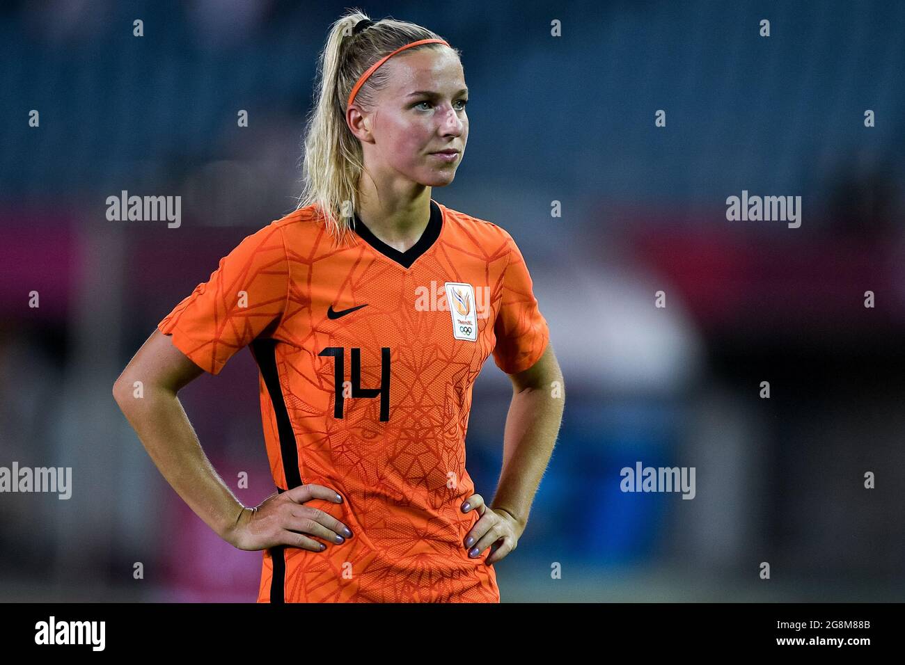 Rifu, Japan. 21st July, 2021. RIFU, JAPAN - JULY 21: Jackie Groenen of ...