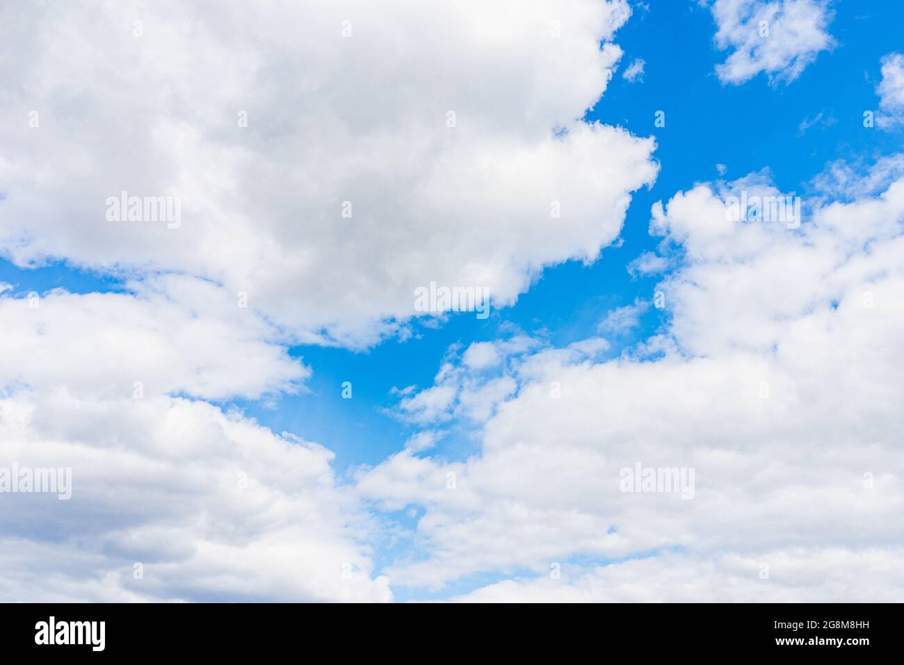 Beautiful blue sky,white cloud background. Shape independent, Elements ...