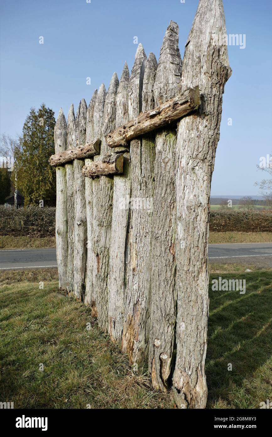 Roman Limes-Palisade At Dornholzhausen / Taunus Stock Photo - Alamy