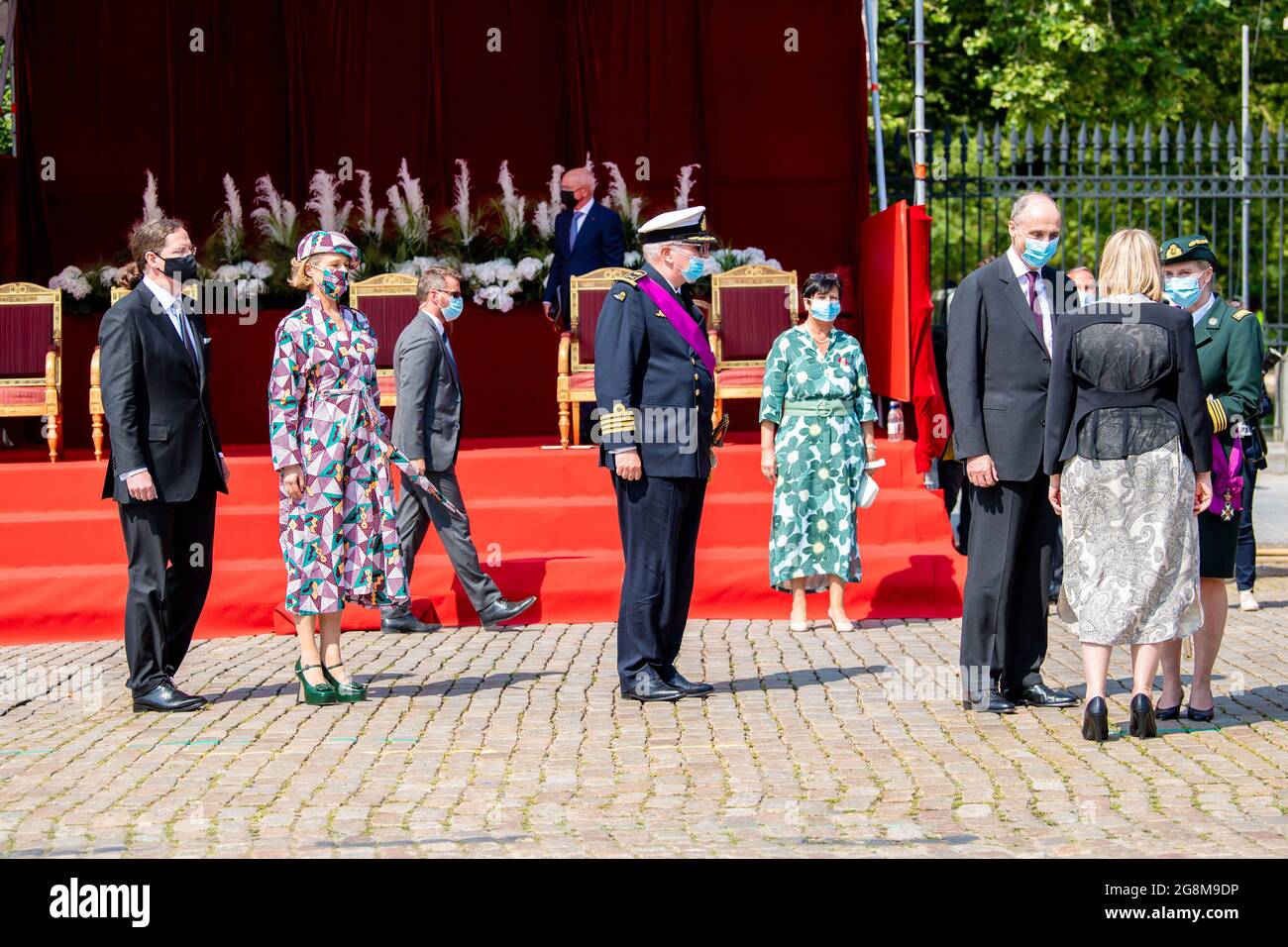 Princess Delphine of Belgium and her husband James O'Hare, Prince ...