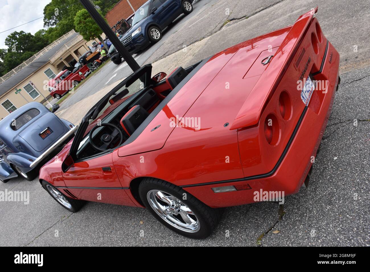A1987 Chevrolet Corvette on display at a car show Stock Photo - Alamy