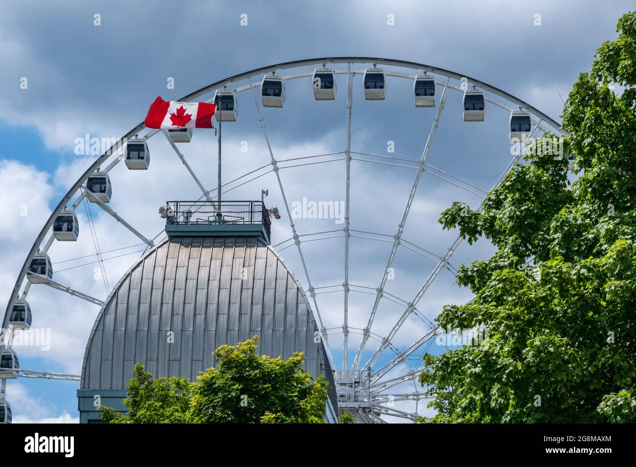 Montreal, Canada - 4 July 2021: The Montreal Observation Wheel (Grande ...