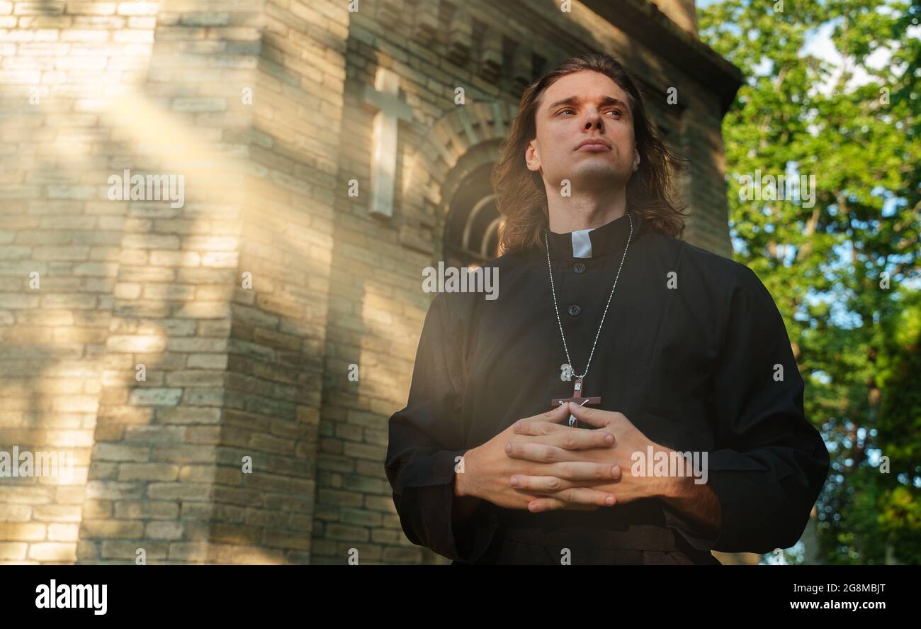 Village parish priest hi-res stock photography and images - Alamy