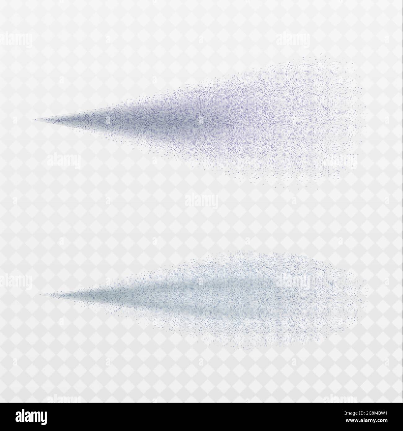 Water spray effect isolated on white background. Realistic fountain ...