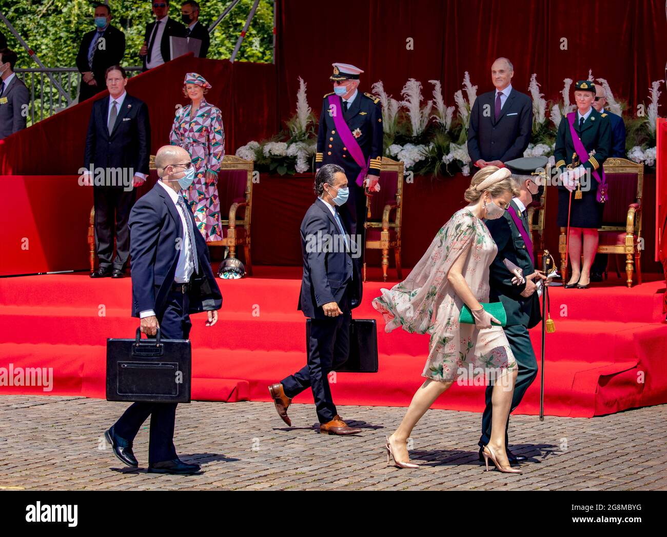 21-07-2021 Princess Delphine de Saxe-Cobourg and James (Jim) O'Hare and ...