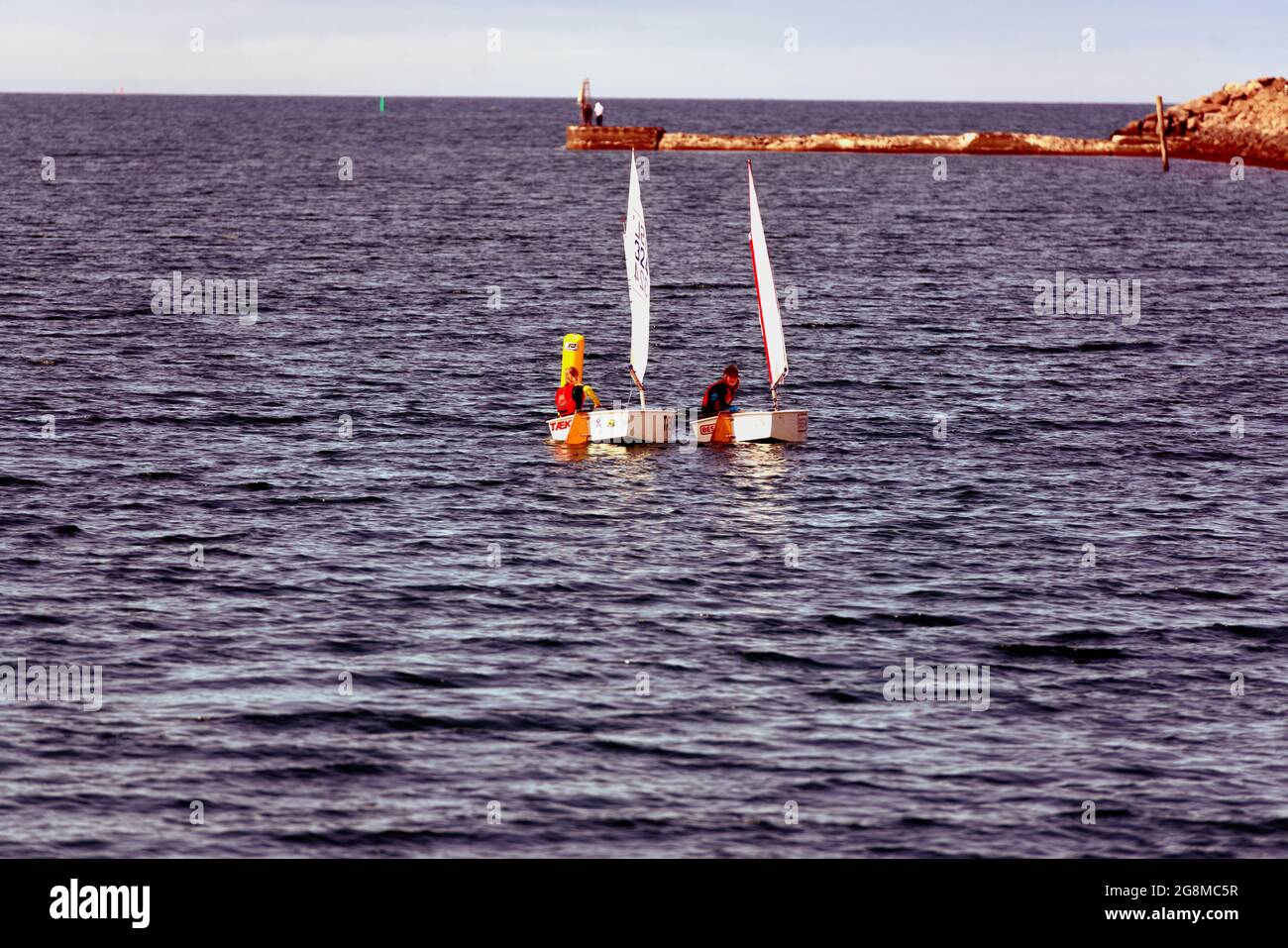 Two girls sailing hi-res stock photography and images - Alamy