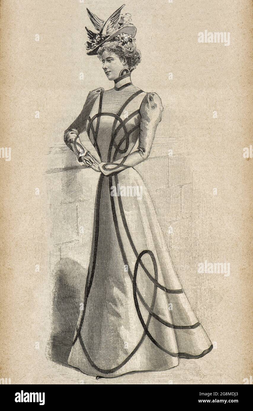 1899 dress hi-res stock photography and images - Alamy