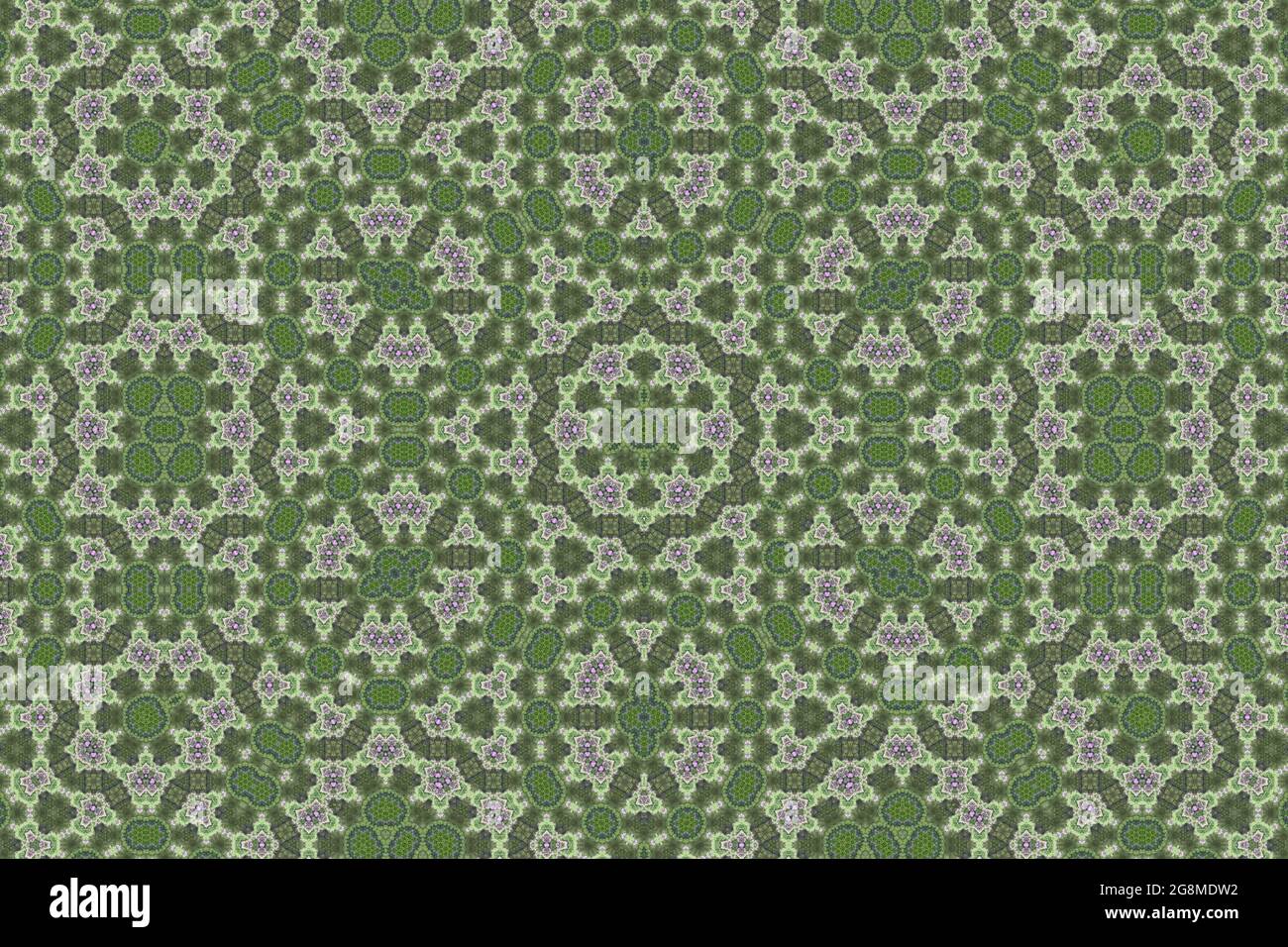 Green Arabic Patterns