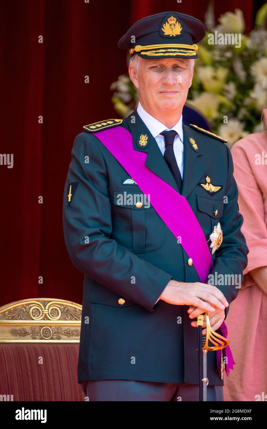 King Philippe, Filip of Belgium attending celebrations for Belgian ...