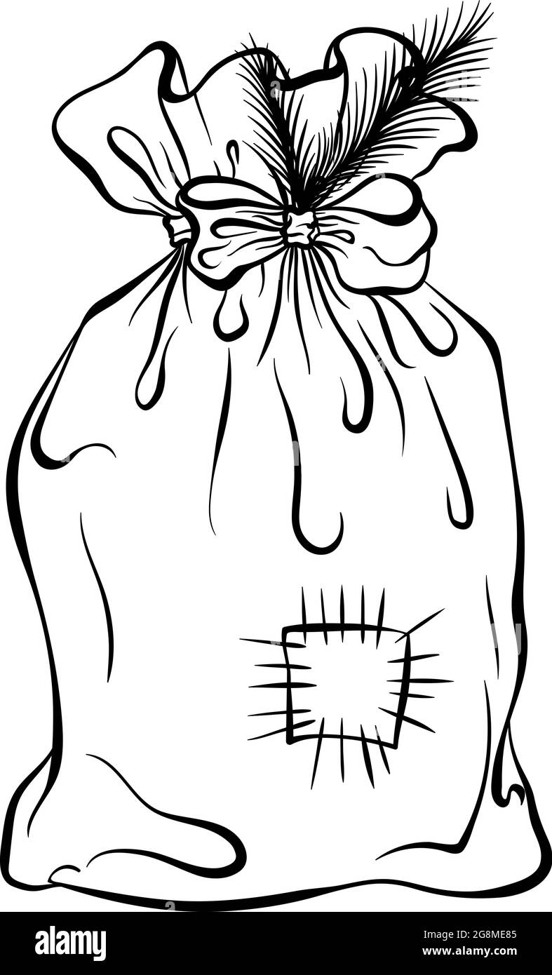 Gift bag present Black and White Stock Photos & Images - Alamy