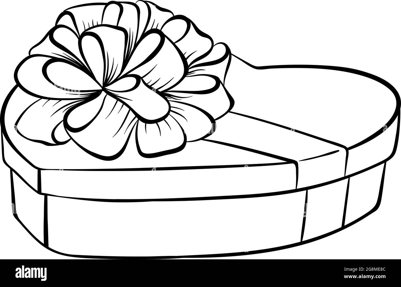 Heart shaped gift box Stock Vector Image & Art - Alamy