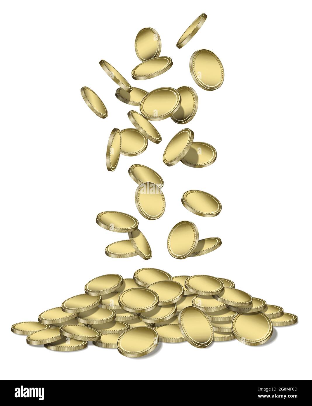 Cash cascade Stock Vector Images - Alamy