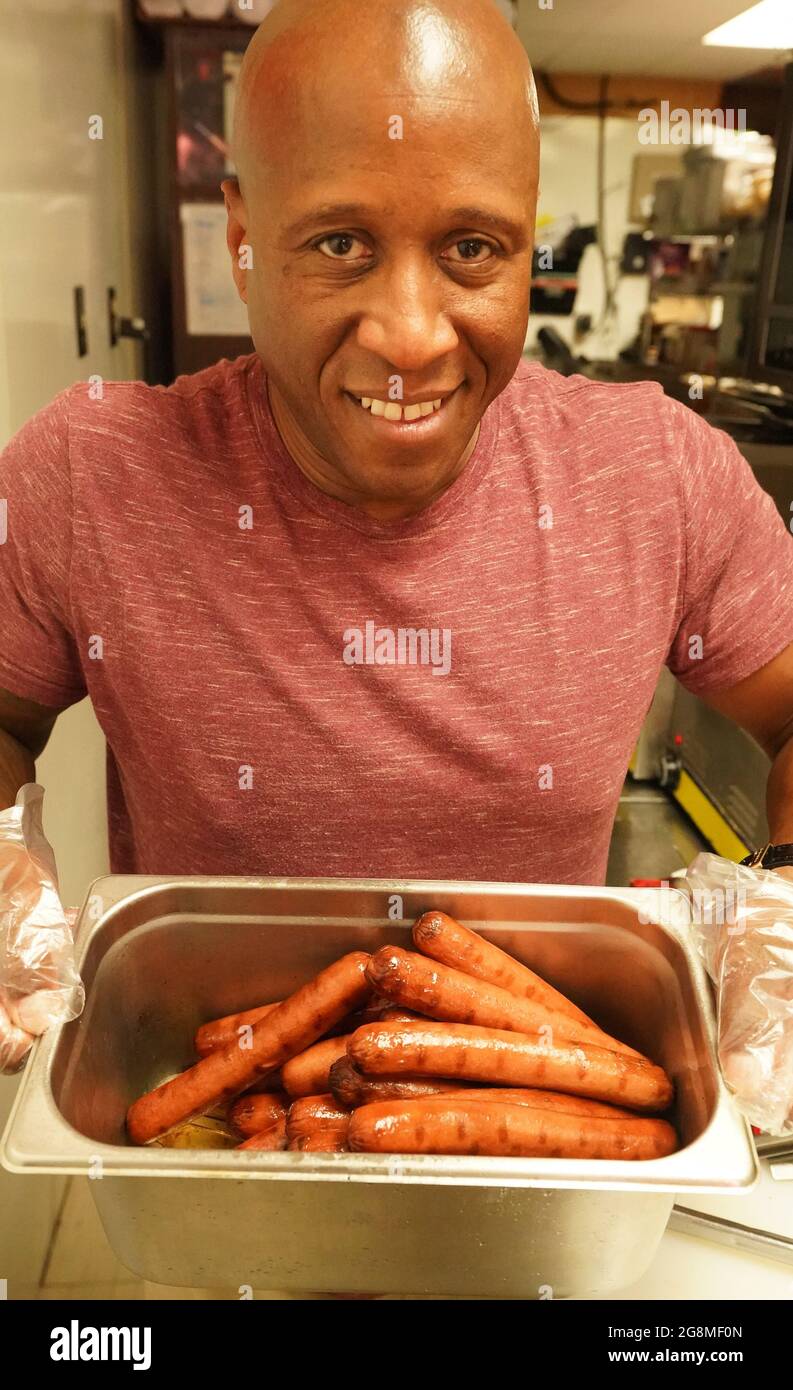 St. Louis, United States. 21st July, 2021. Steve Ewing, the lead singer ...