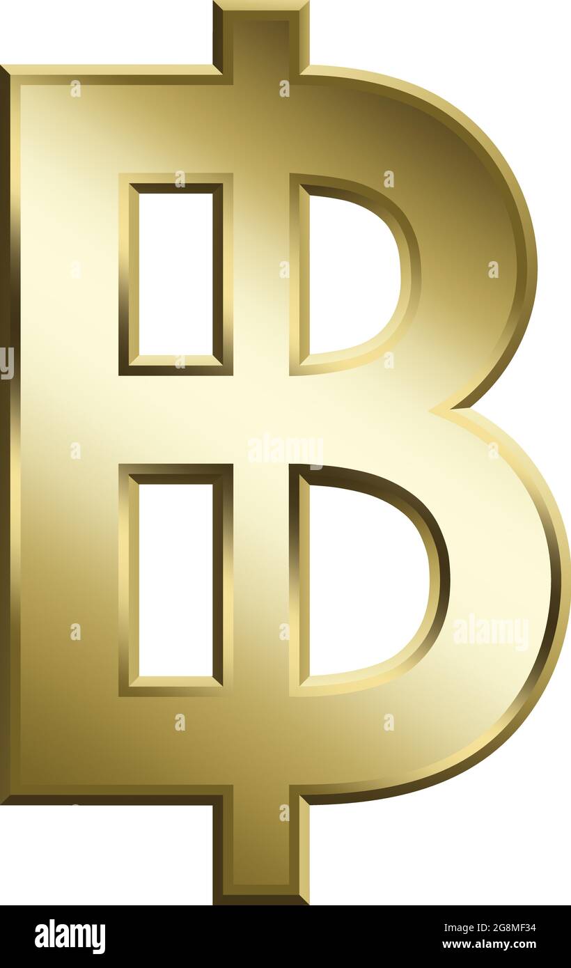 Vector illustration of Thai Baht symbol Stock Vector Image & Art - Alamy