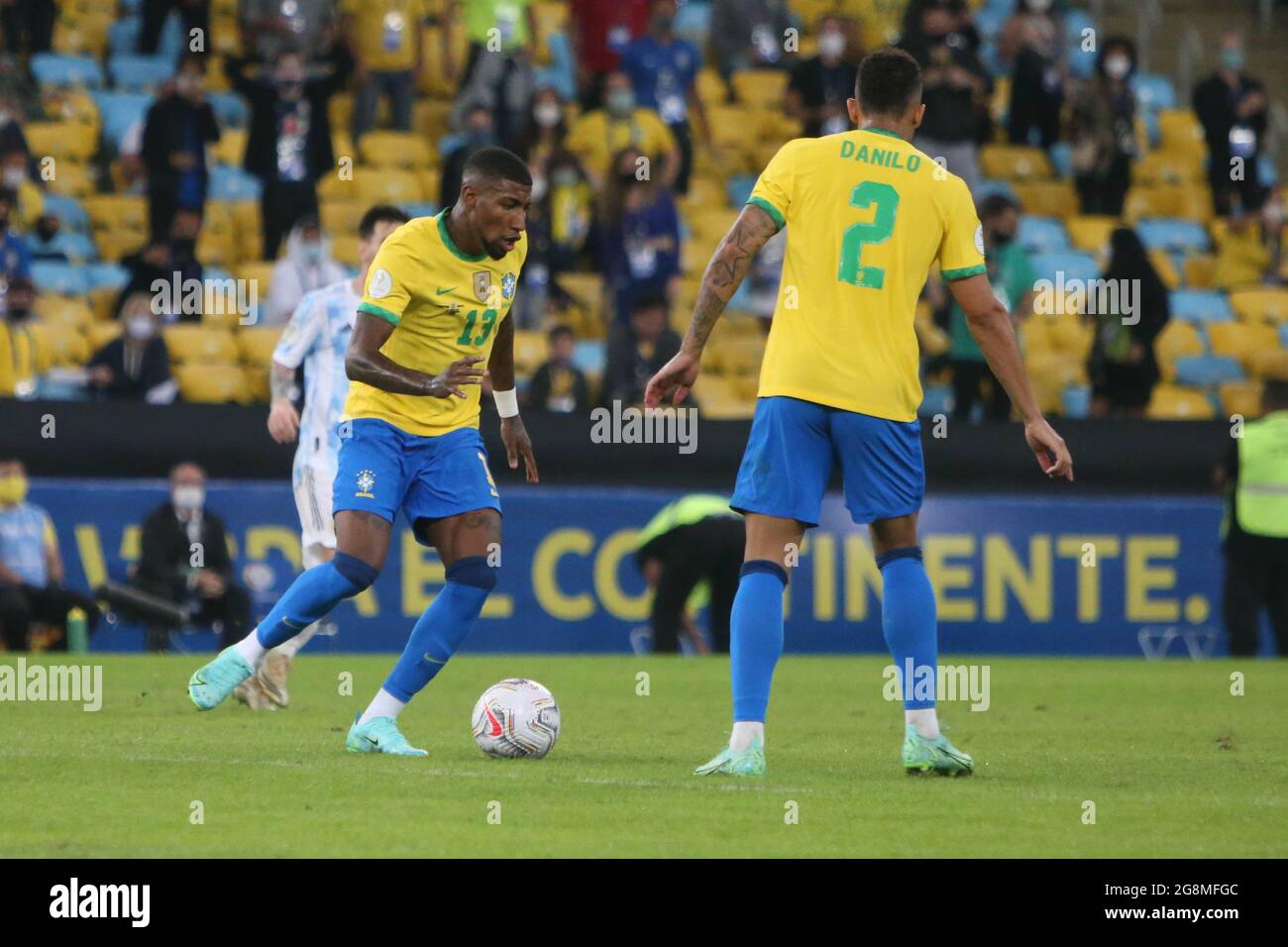 Emerson of Brazil during the Copa America 2021, Final football match ...