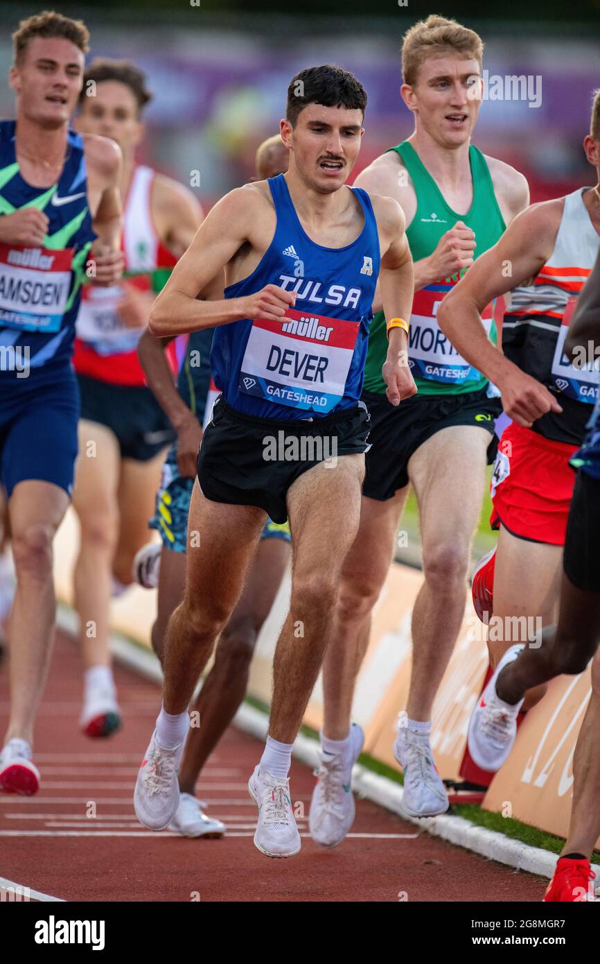 GATESHEAD, ENGLAND - JULY 13: Patrick Dever (GBR) competing in the ...