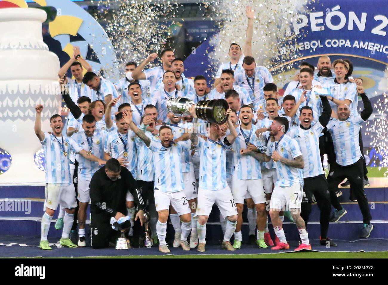 Copa america 2021 final argentina hi-res stock photography and images ...
