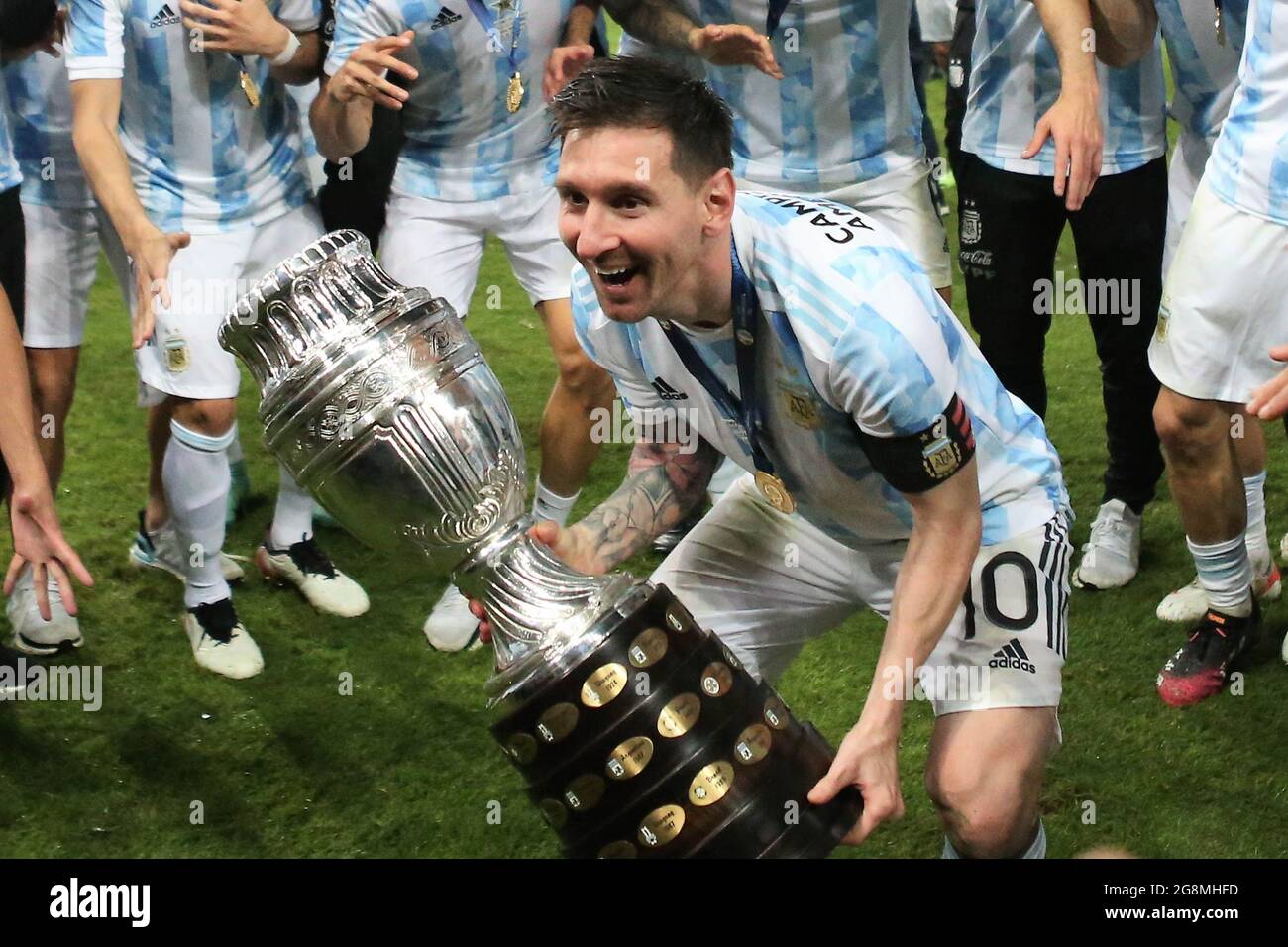 Messi copa america hi-res stock photography and images - Alamy