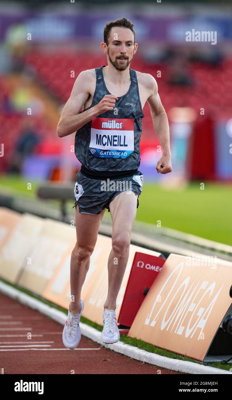 GATESHEAD, ENGLAND - JULY 13: David McNeill (AUS) competing in the ...