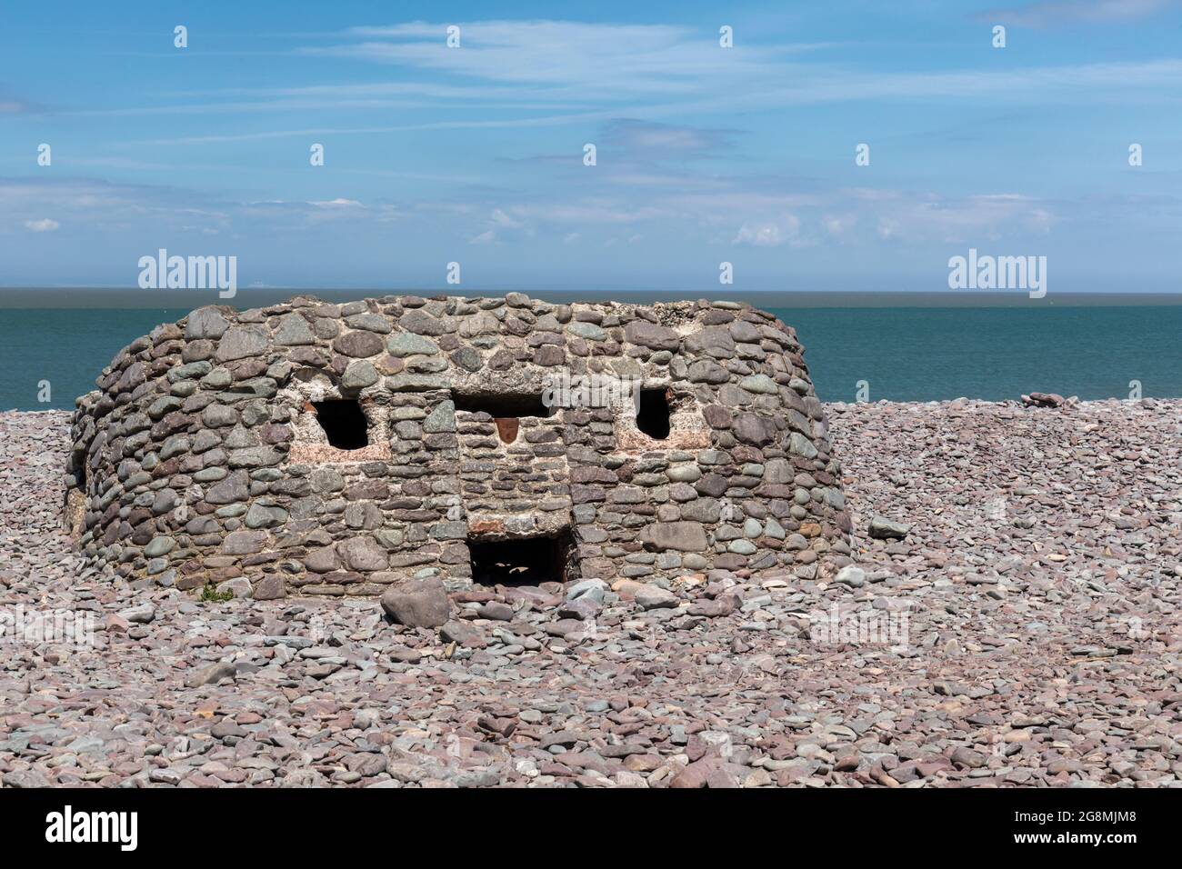 Pill boxes beach hi-res stock photography and images - Alamy