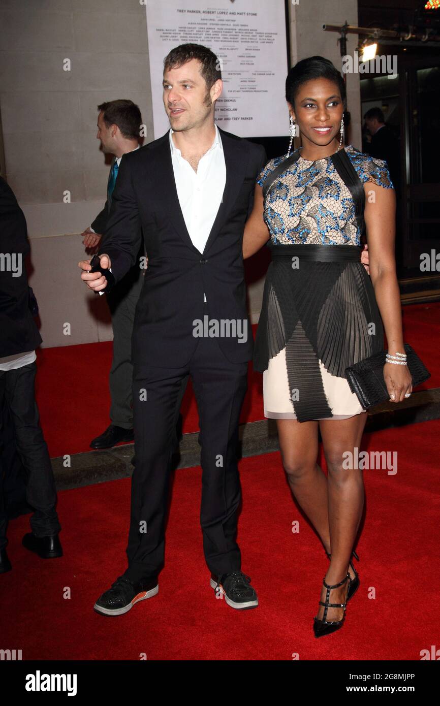 London. UK. Matt Stone and Angela Howard at the Opening Night of Book ...