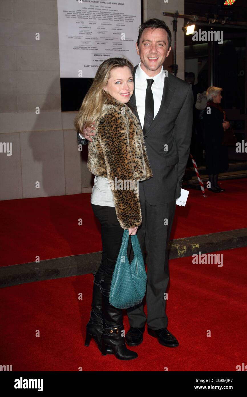 London. UK. Sarah Alexander and Peter Serafinowicz at the Opening Night ...