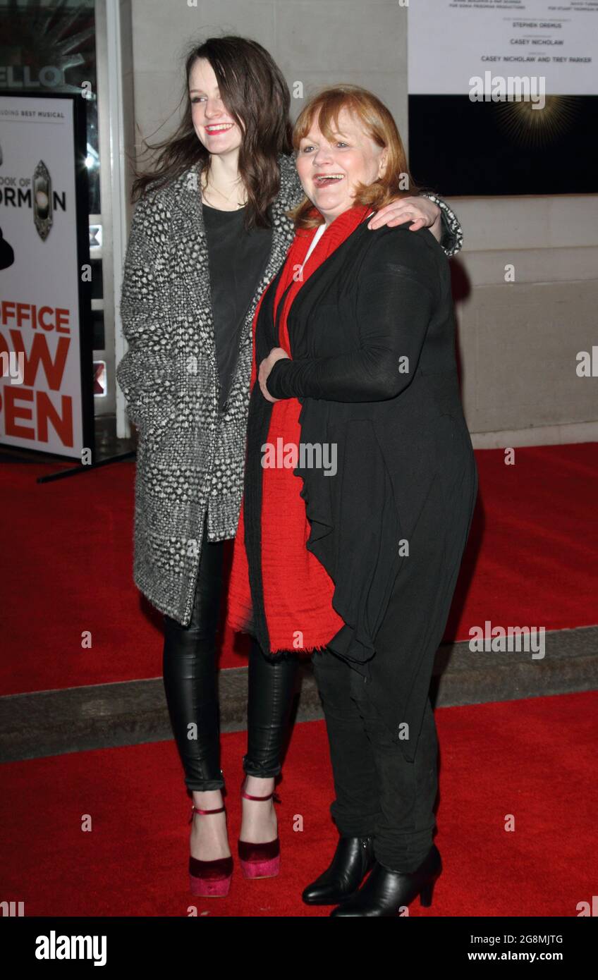 London. UK. Sophie McShera and Lesley Nicol at the Opening Night of ...